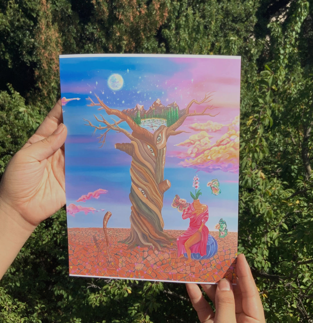 "The Ground Crumbles Underneath me" 2020 Print – ArteporLola